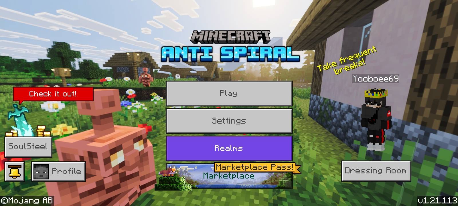 Anti Spiral for Minecraft Pocket Edition 1.21