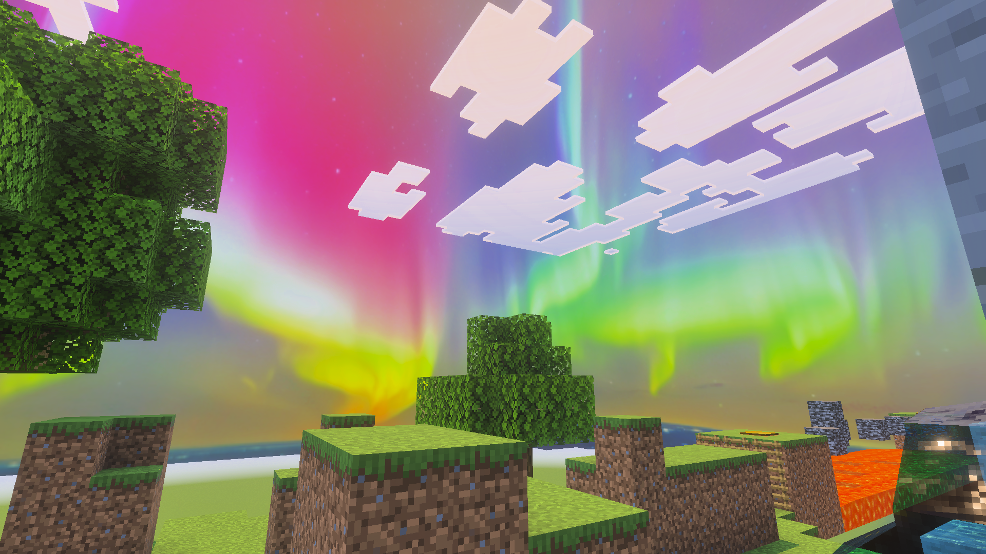 Aurora Skies for Minecraft Pocket Edition 1.21