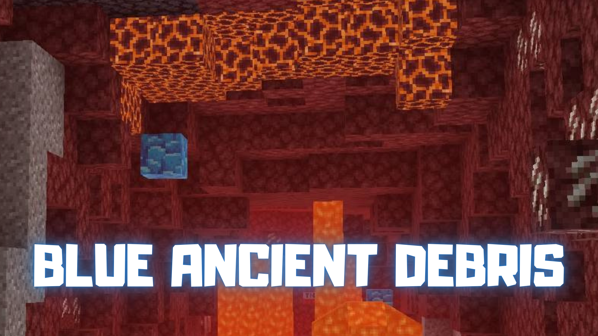 Blue Ancient Debris for Minecraft Pocket Edition 1.21