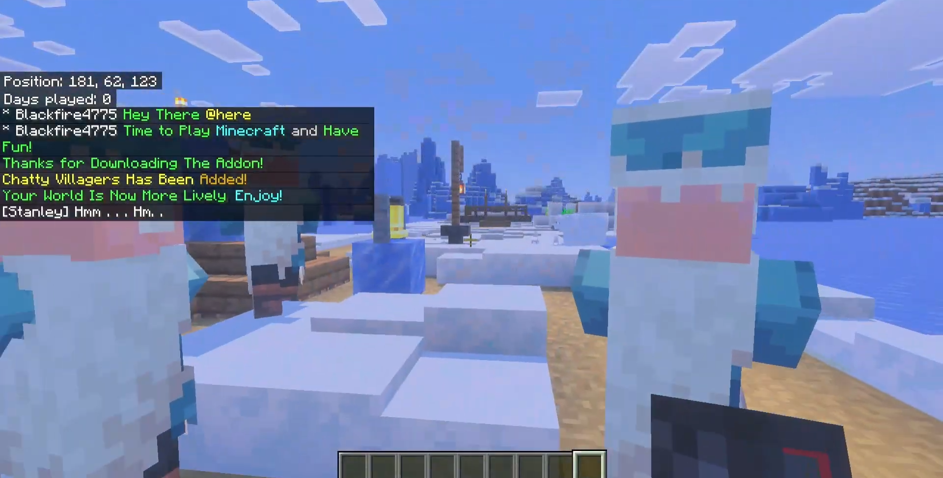 Chatty Villagers for Minecraft Pocket Edition 1.21