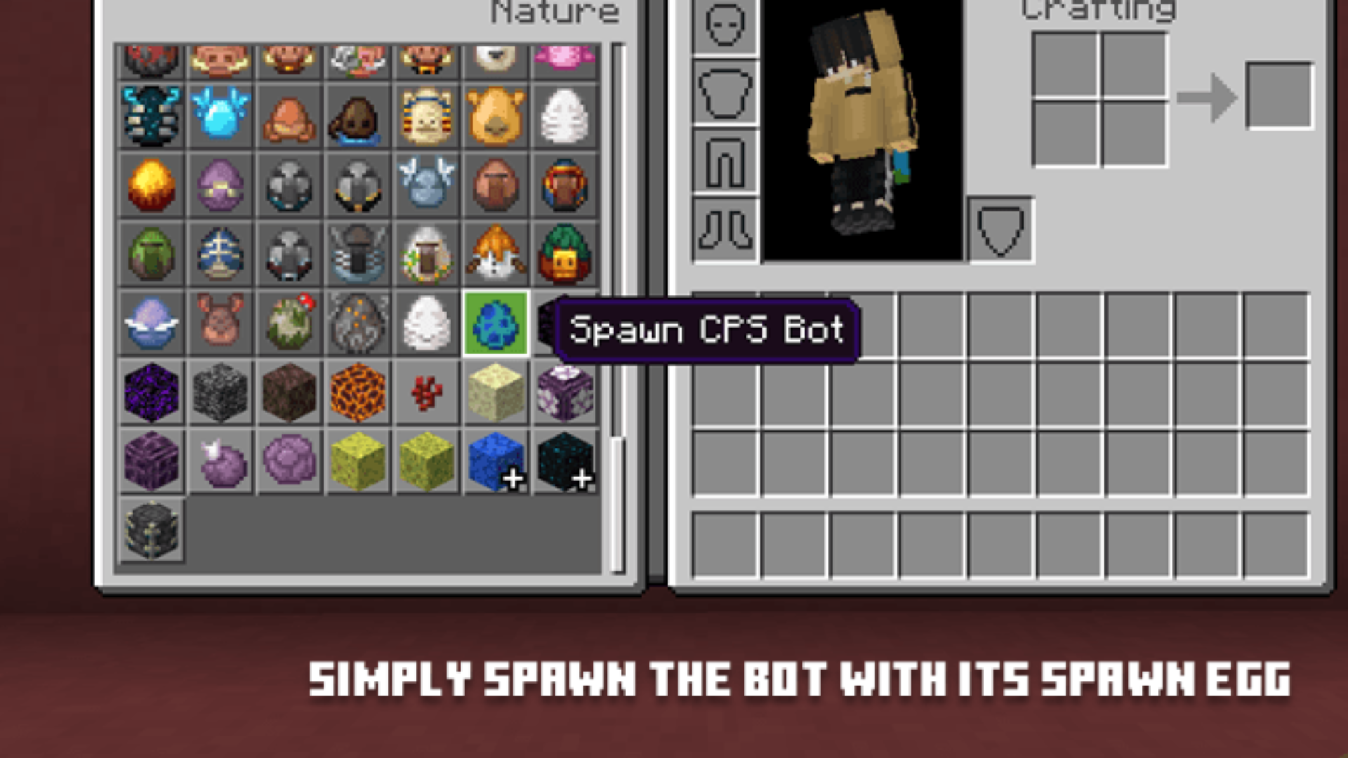 Click Speed Bot для Minecraft Pocket Edition 1.21