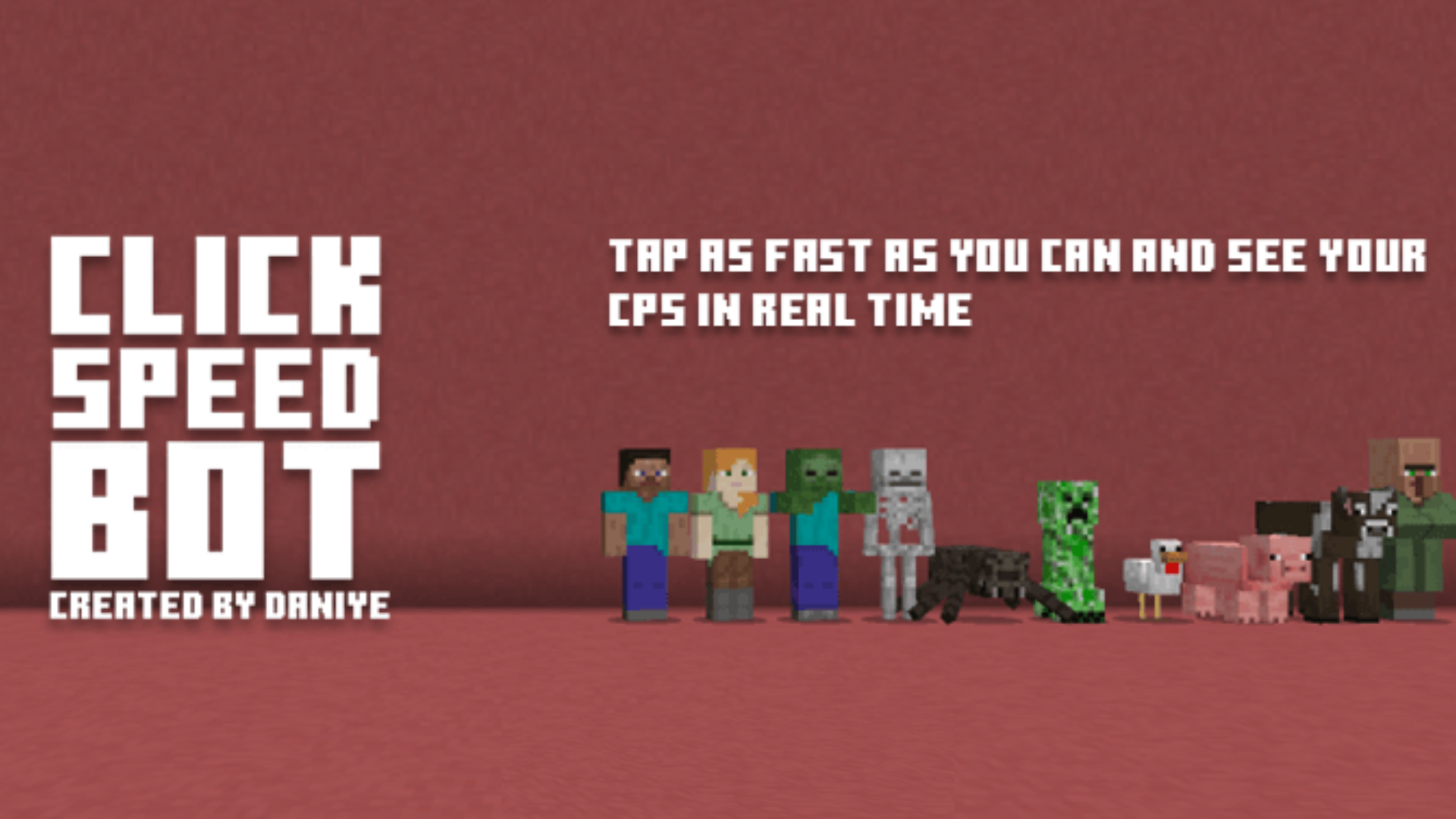 Click Speed Bot для Minecraft Pocket Edition 1.21