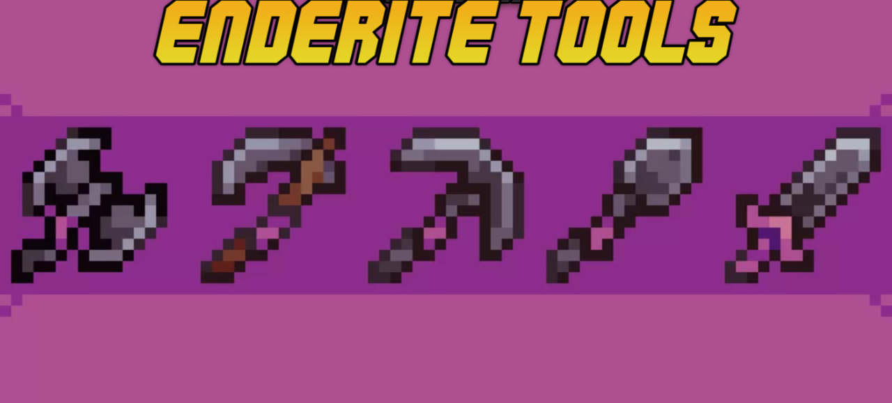 Enderite Tools for Minecraft 1.21.7