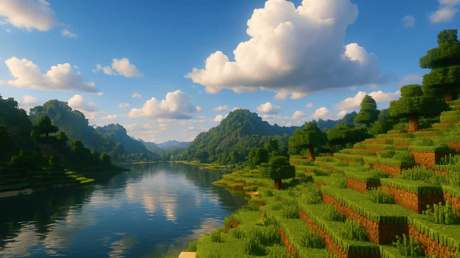 Farther Horizons для Minecraft Pocket Edition 1.21