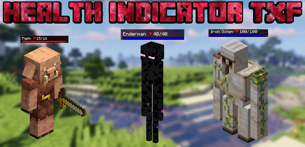 Health Indicator TXF для Minecraft 1.20.6