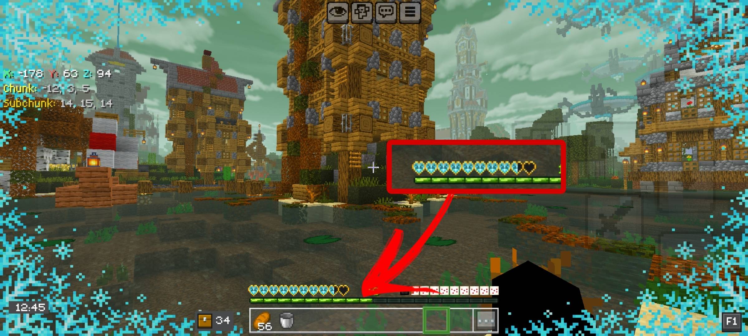 Immersive Hearts for Minecraft Pocket Edition 1.21