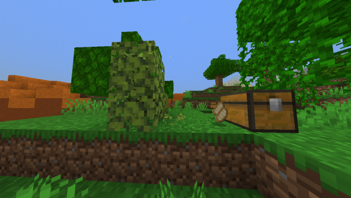 Leaves Drop Op Item для Minecraft Pocket Edition 1.21