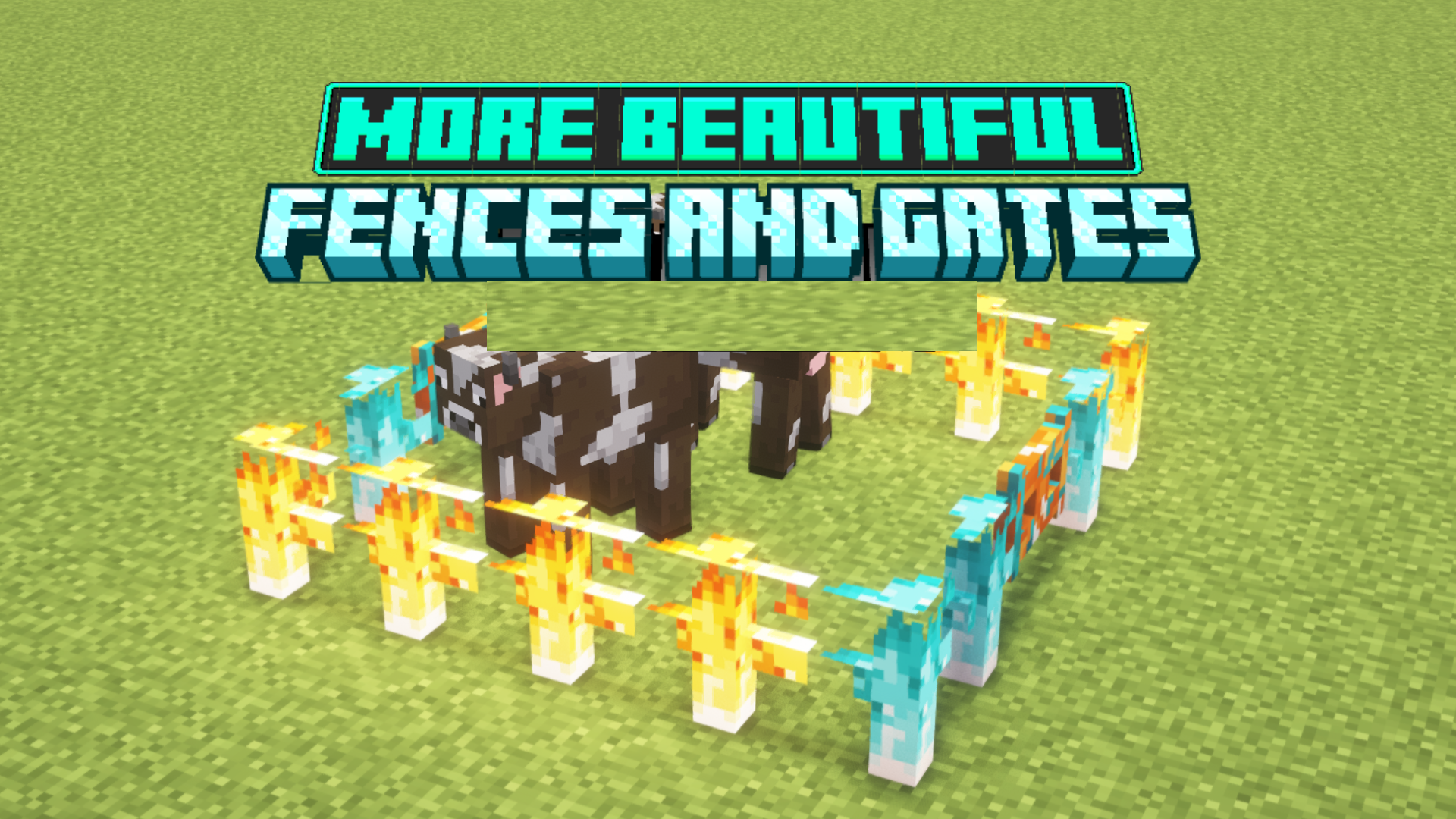 More Beautiful Fences and Gates для Minecraft 1.19.4