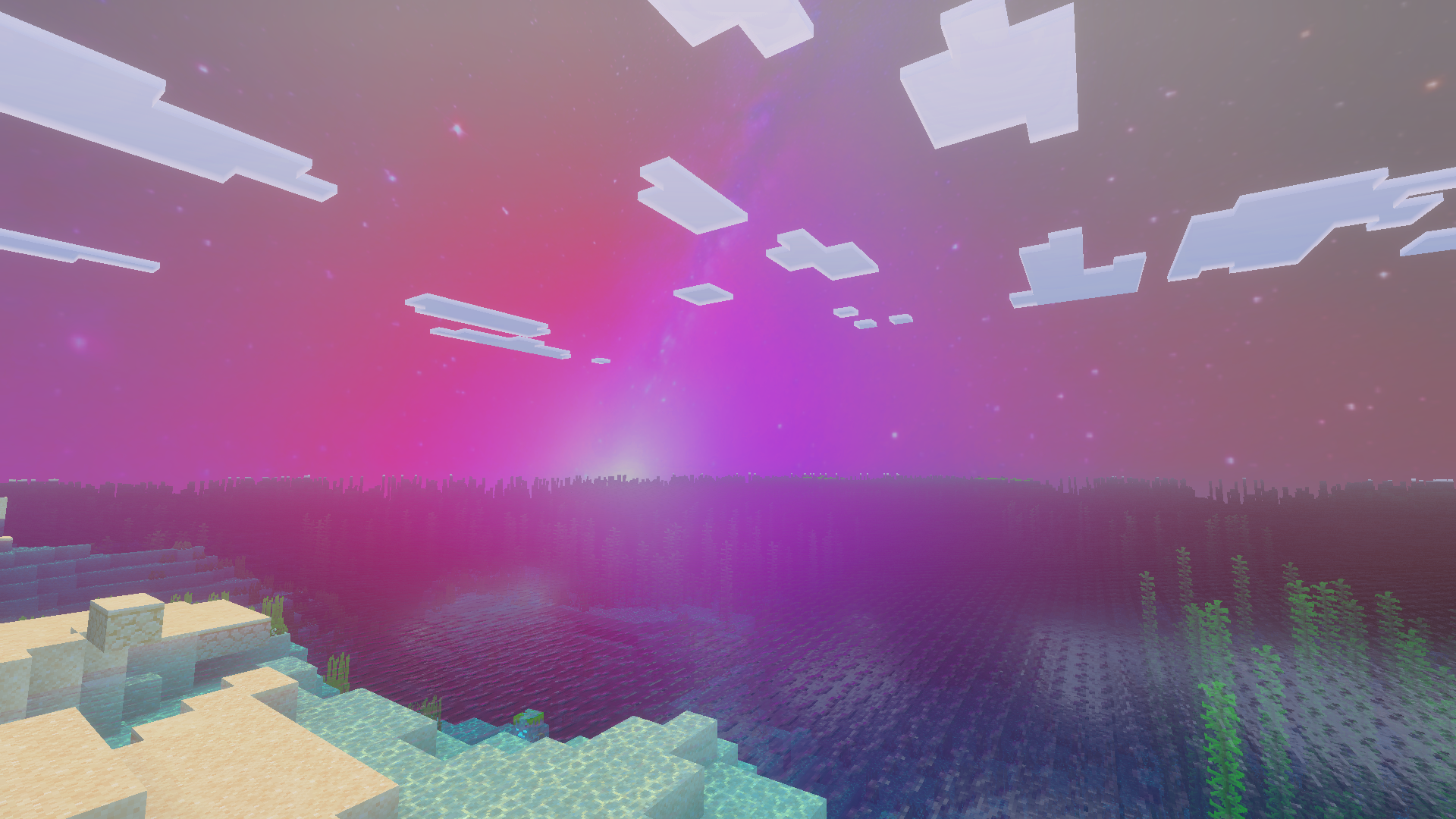 Space with Stars for Minecraft Pocket Edition 1.21