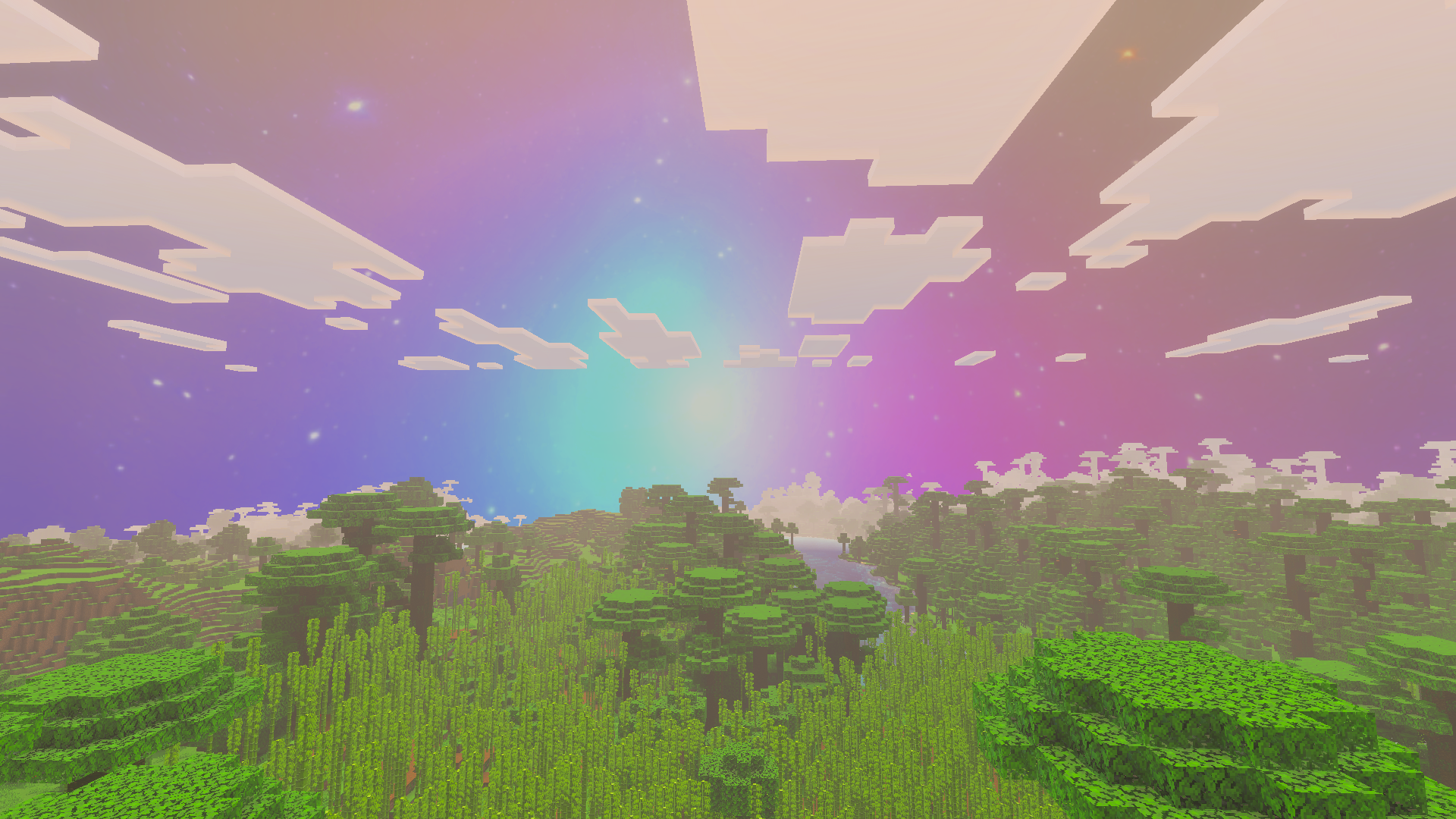 Space with Stars for Minecraft Pocket Edition 1.21