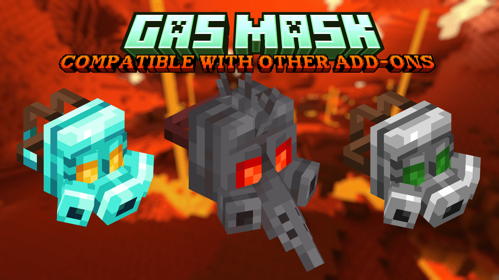 True Gas Mask for Minecraft Pocket Edition 1.21