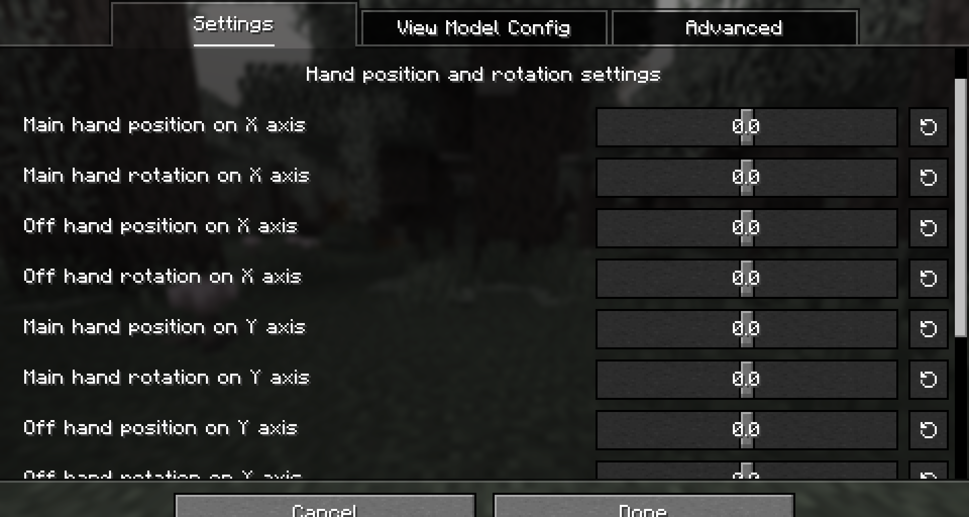 View Model for Minecraft 1.21.10